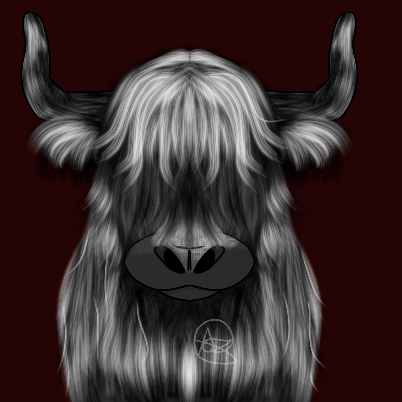 hairy cow - ibisPaint