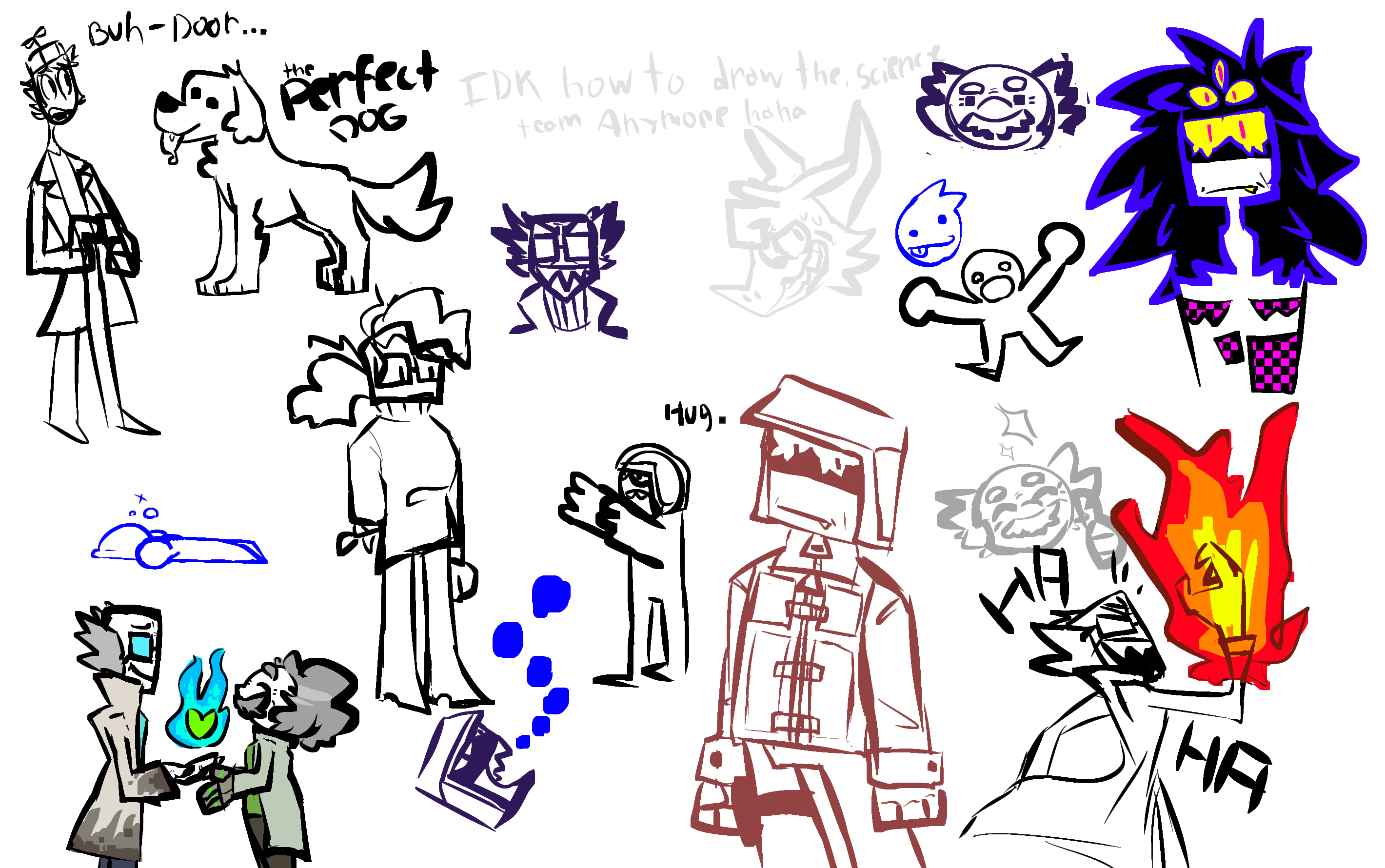 misc doodles (mostly hlvrai) - ibisPaint