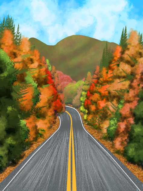 Drive way scene - ibisPaint