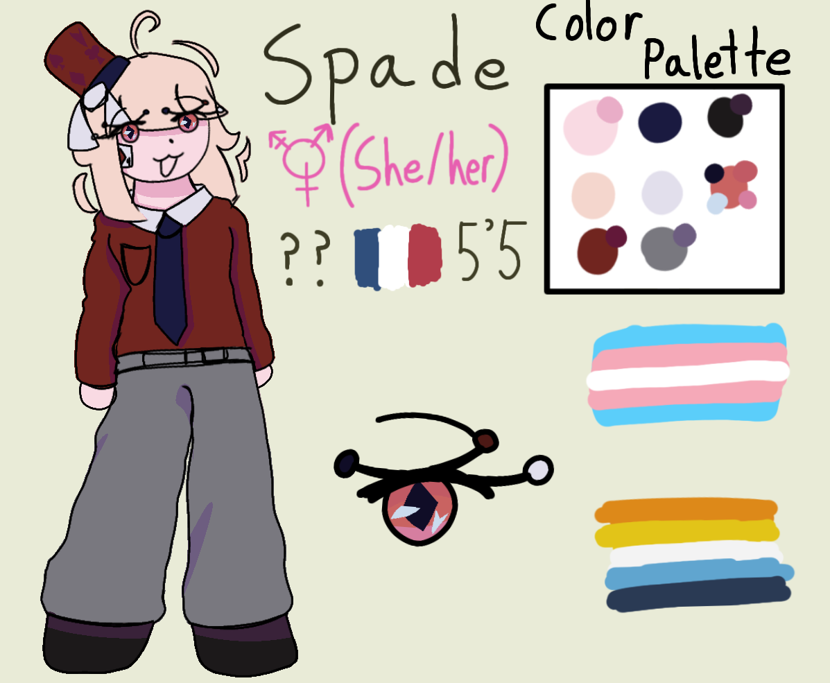 Spade Character Sheet! - ibisPaint