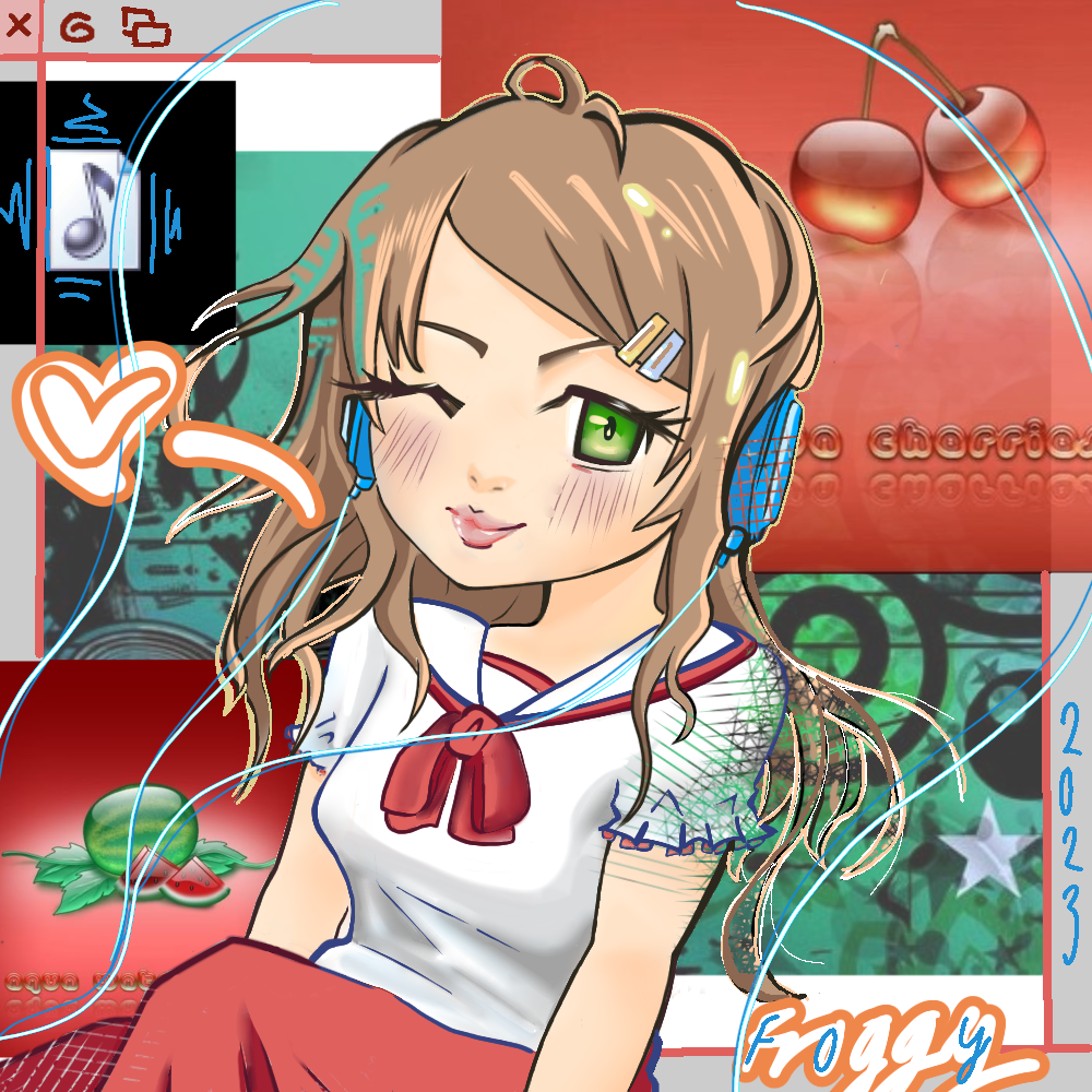 cherry girl - ibisPaint