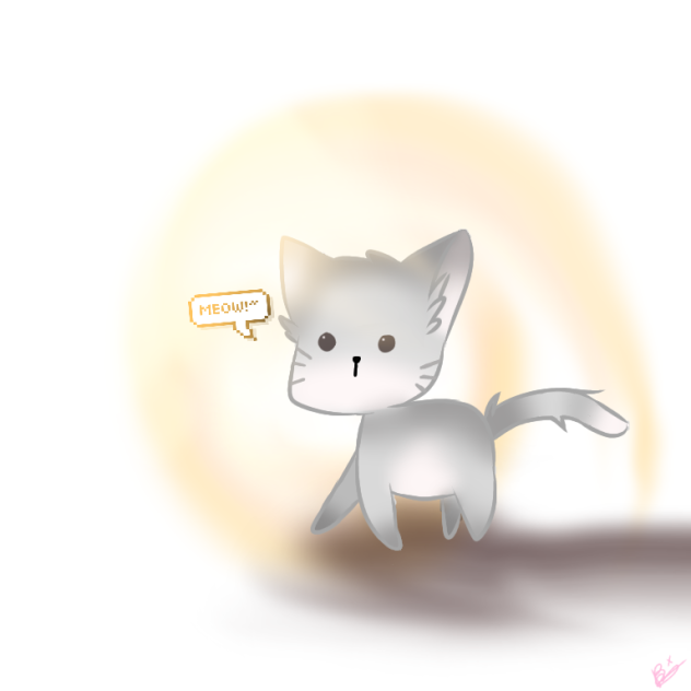 Just a random cat- - ibisPaint