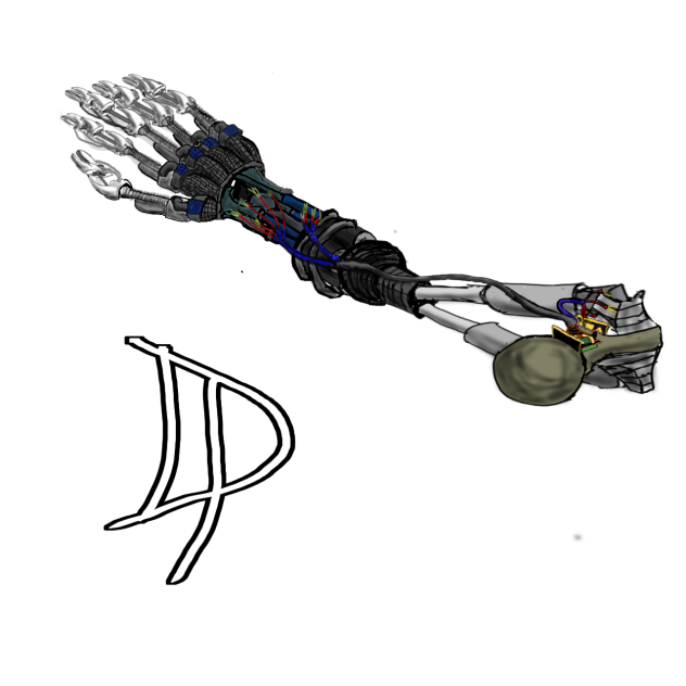 Mechanical Arm for Hand - ibisPaint
