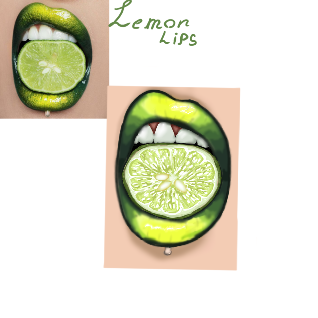 Lemon lips - ibisPaint