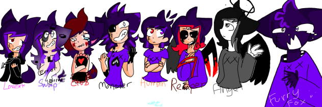 My OC in different AUs! - ibisPaint