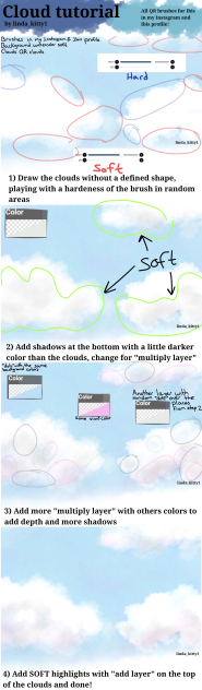 Clouds tutorial - ibisPaint