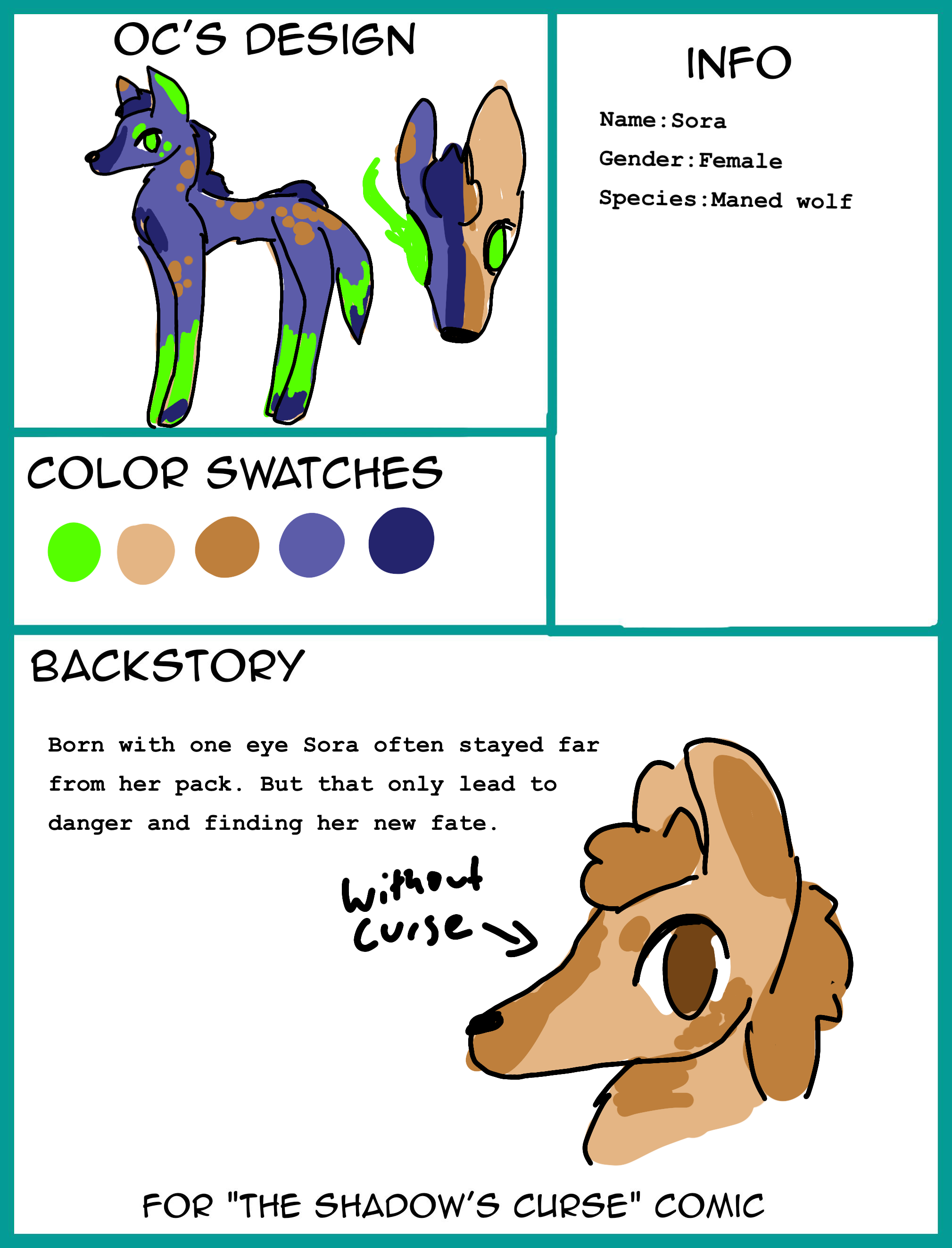 OC for wolfmoons comic - ibisPaint