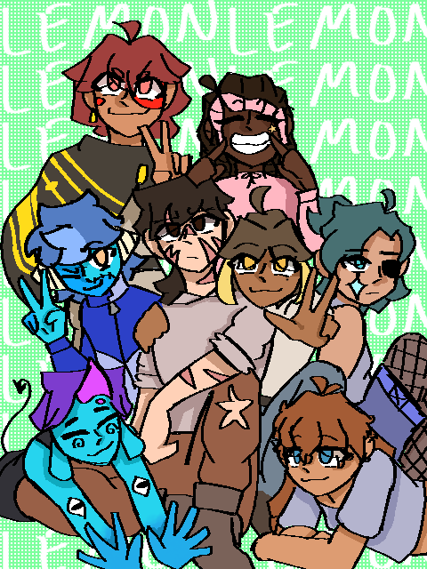 some ocs - ibisPaint