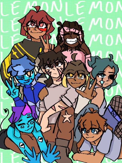 some ocs - ibisPaint