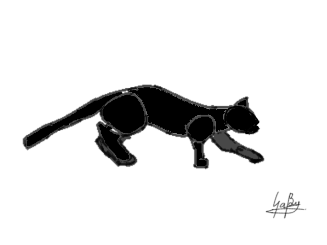 Cat run - ibisPaint