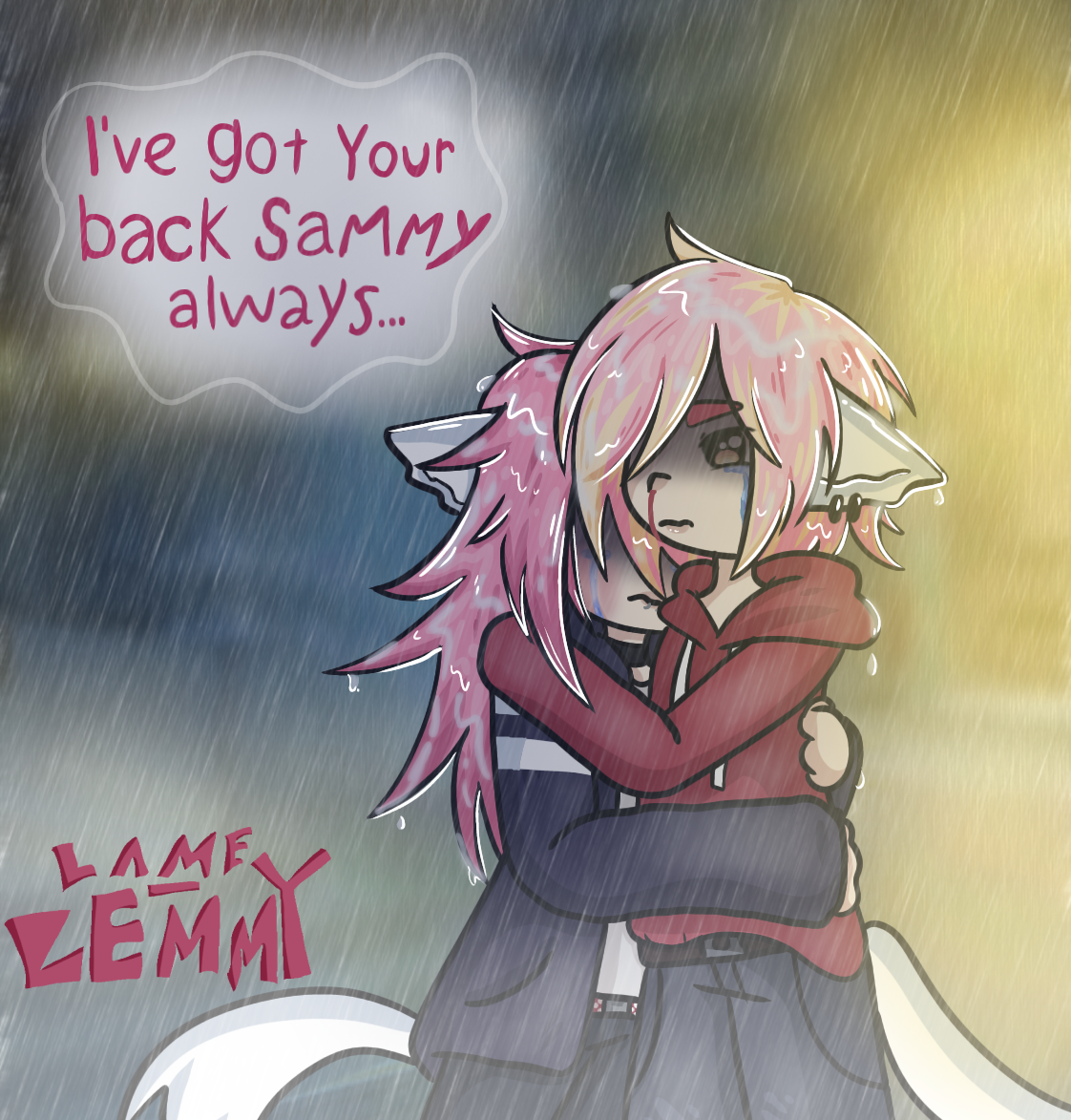 I've got your back Sammy... - ibisPaint