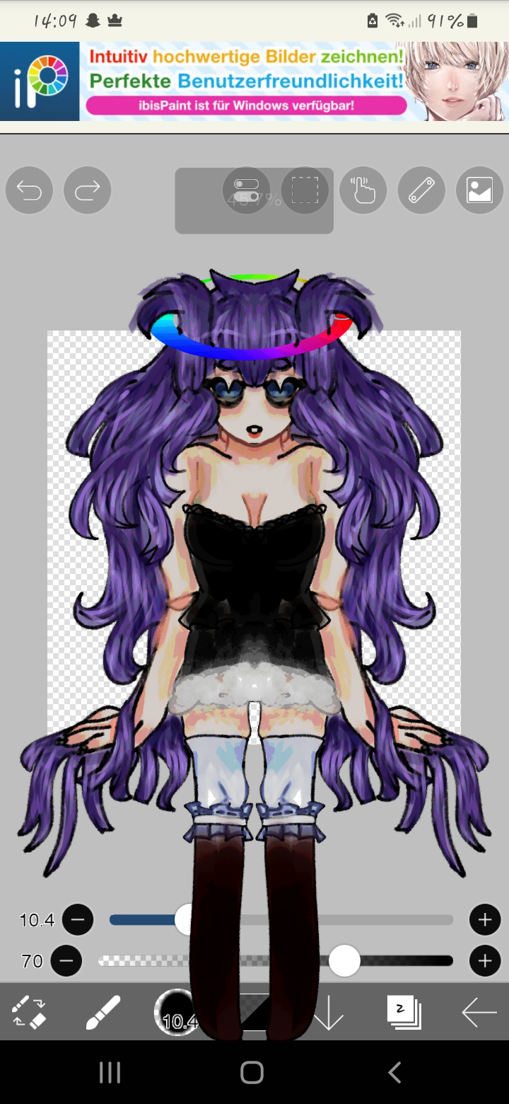 Fukouna girl - ibisPaint