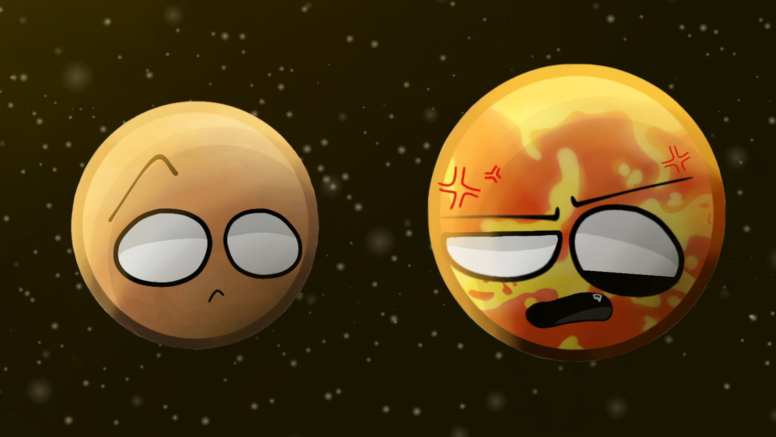 Marte y Venus - ibisPaint