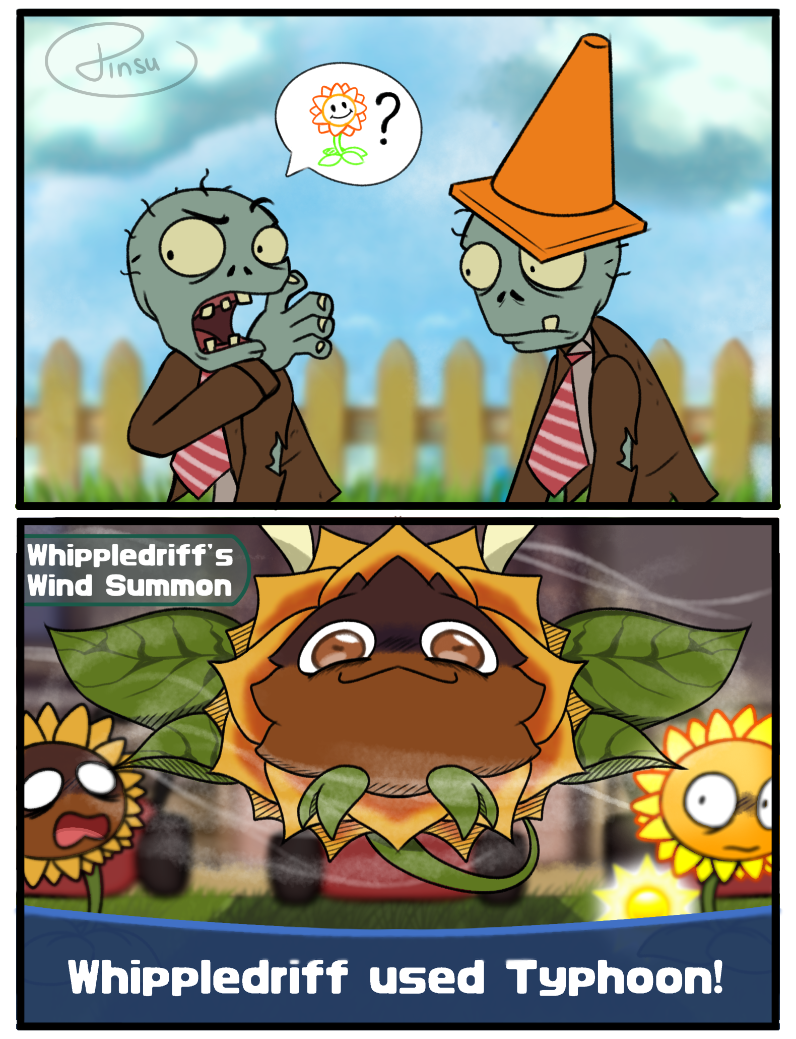 PVZ x LL comic - ibisPaint