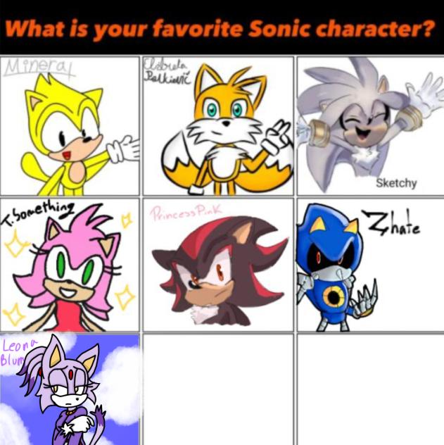Favorite Sonic character collab - ibisPaint