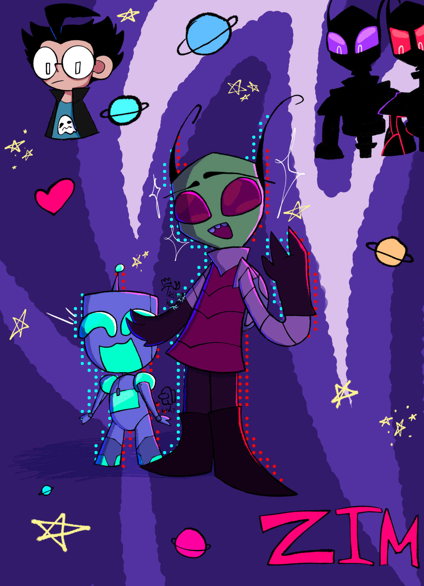 Invader mim - ibisPaint