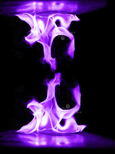 fogo roxo. - ibisPaint