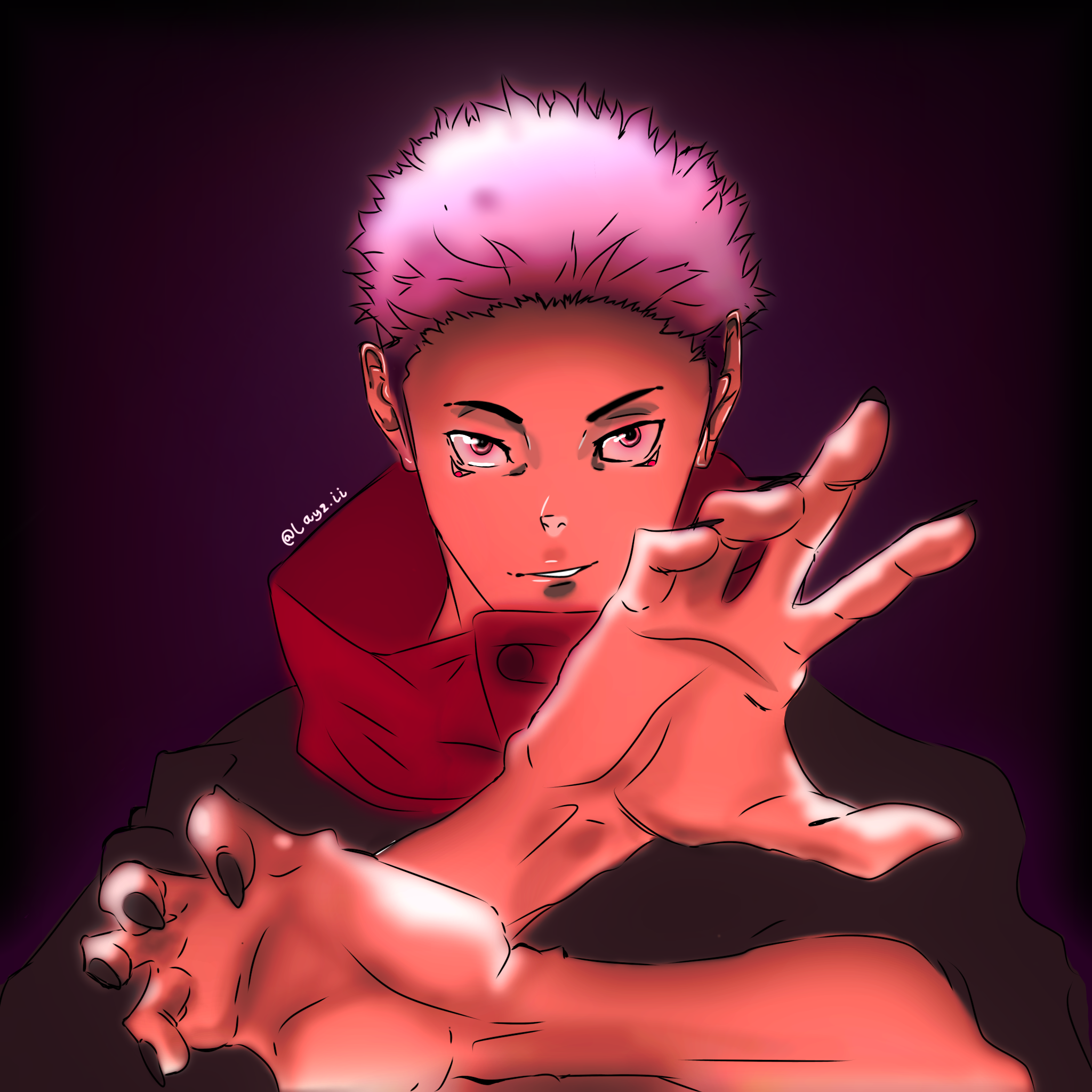 Sukuna without marks - ibisPaint