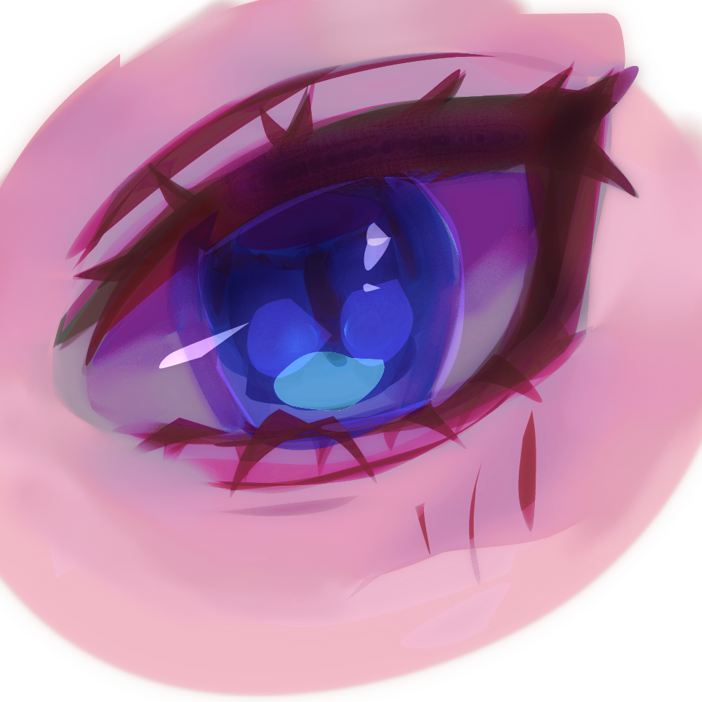 Blue Purple Eye - ibisPaint