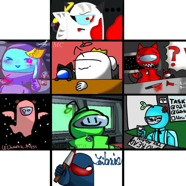 Among us Collab - ibisPaint