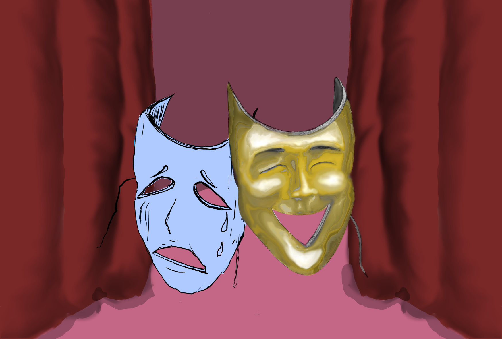Drama Masks ii - ibisPaint