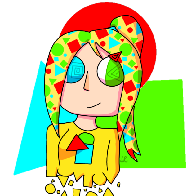 Triangles and squares - ibisPaint