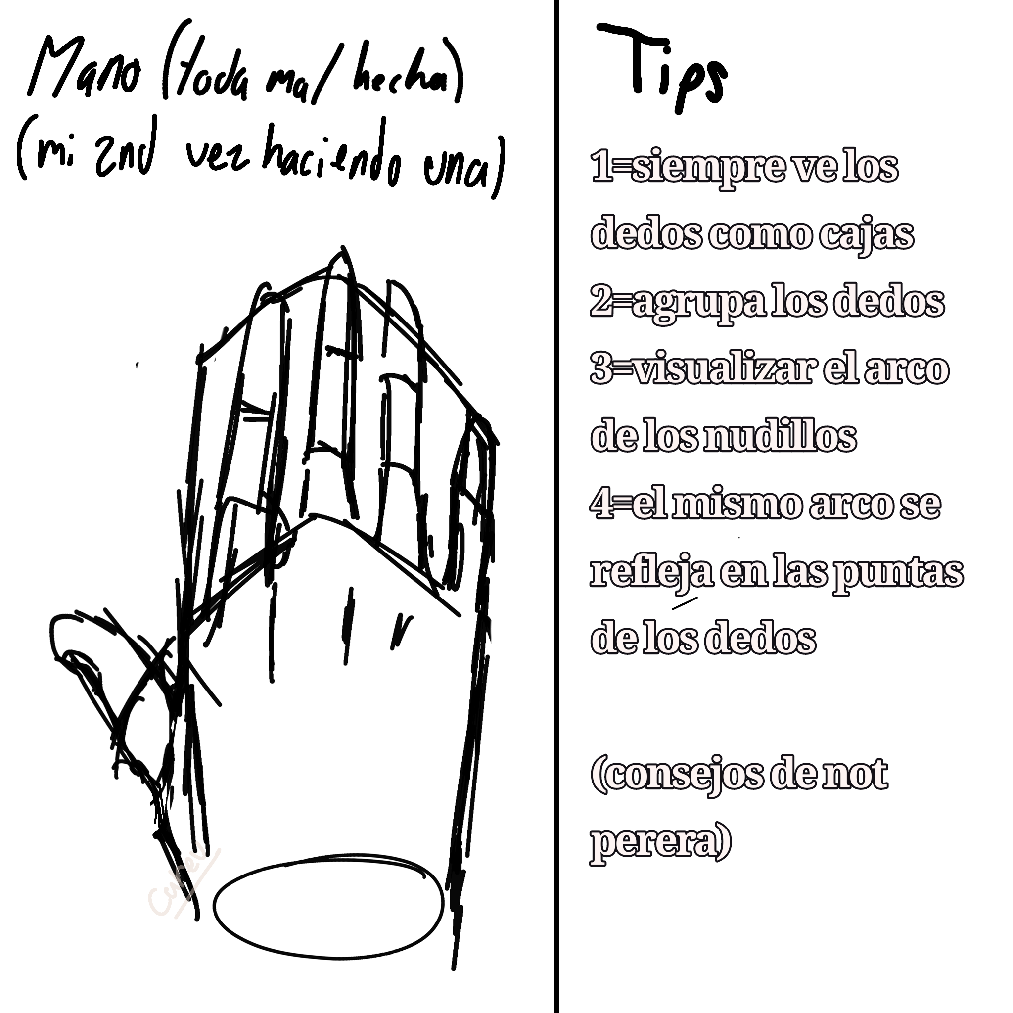 práctica de mano - ibisPaint