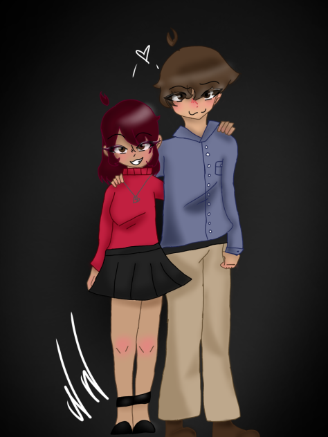 Me and my bf! - ibisPaint