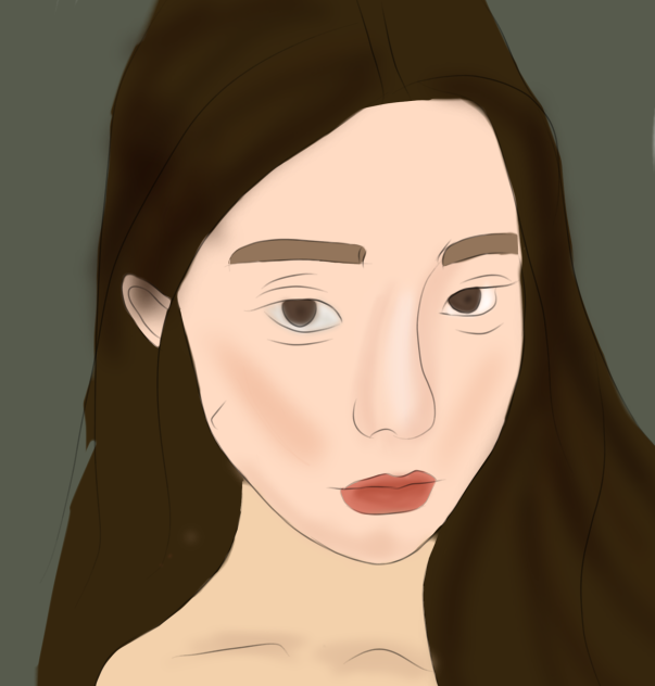 beautiful girl - ibisPaint