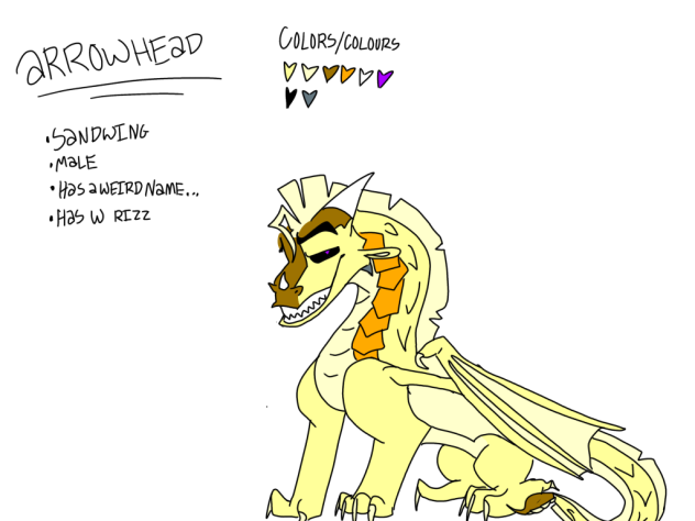 Arrowhead ref sheet! - ibisPaint