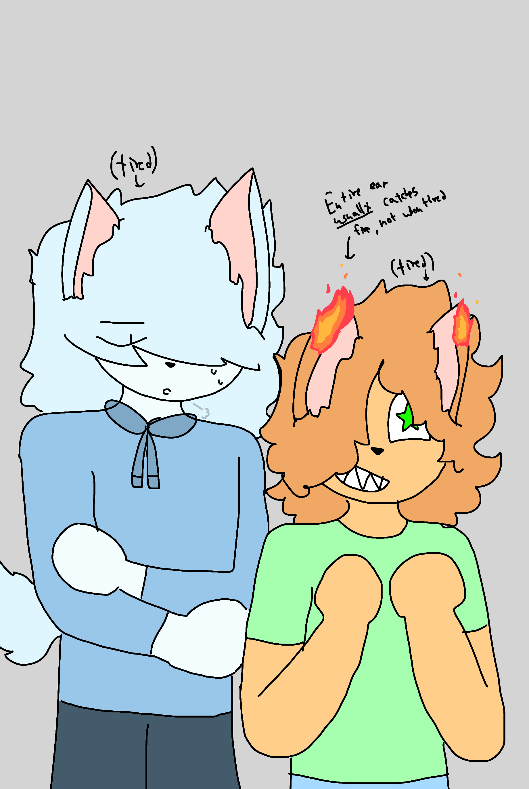 When Flare gets excited - ibisPaint