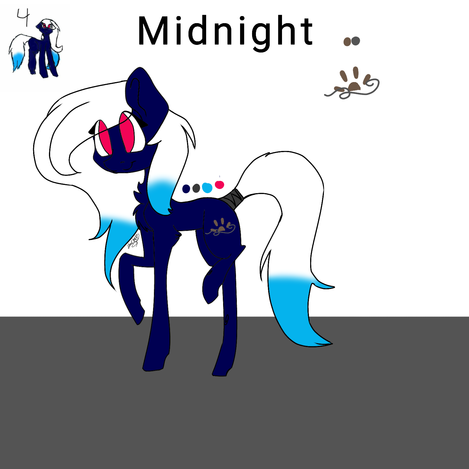 Midnight y 3 oc - ibisPaint