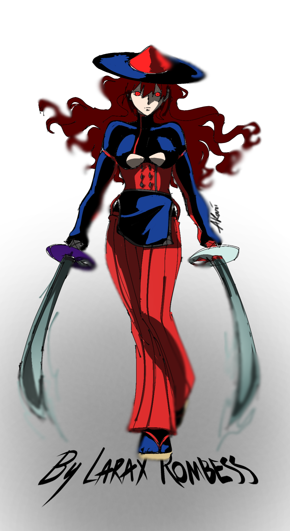 Crane samurai (Akari) - ibisPaint