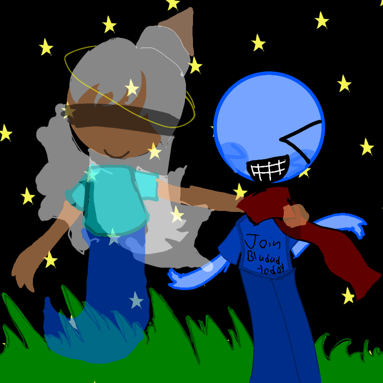 bludud with his mom💔💔💔 - ibisPaint