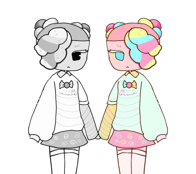 collabing with myself😭 - ibisPaint