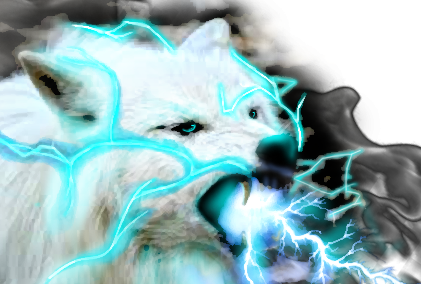 electric type wolf #2 - ibisPaint