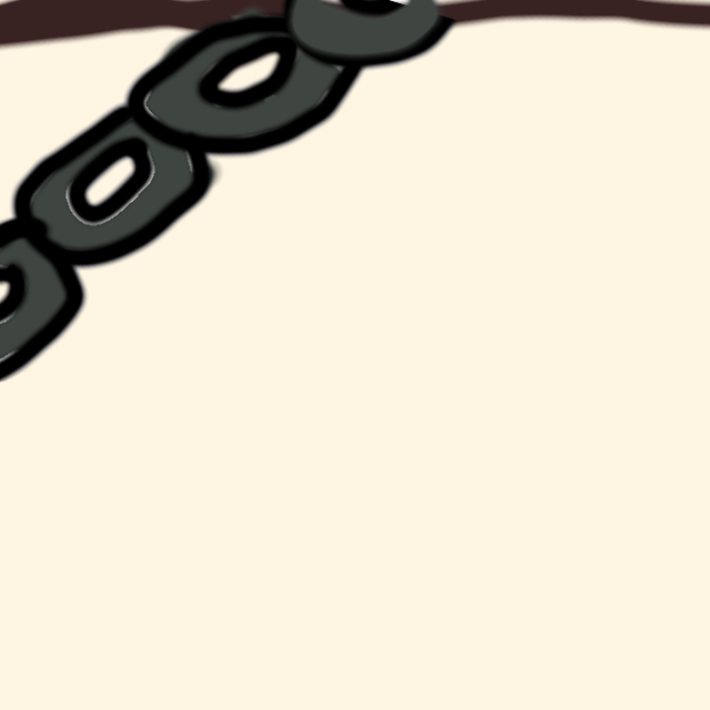 punching bag on a chain, - ibisPaint