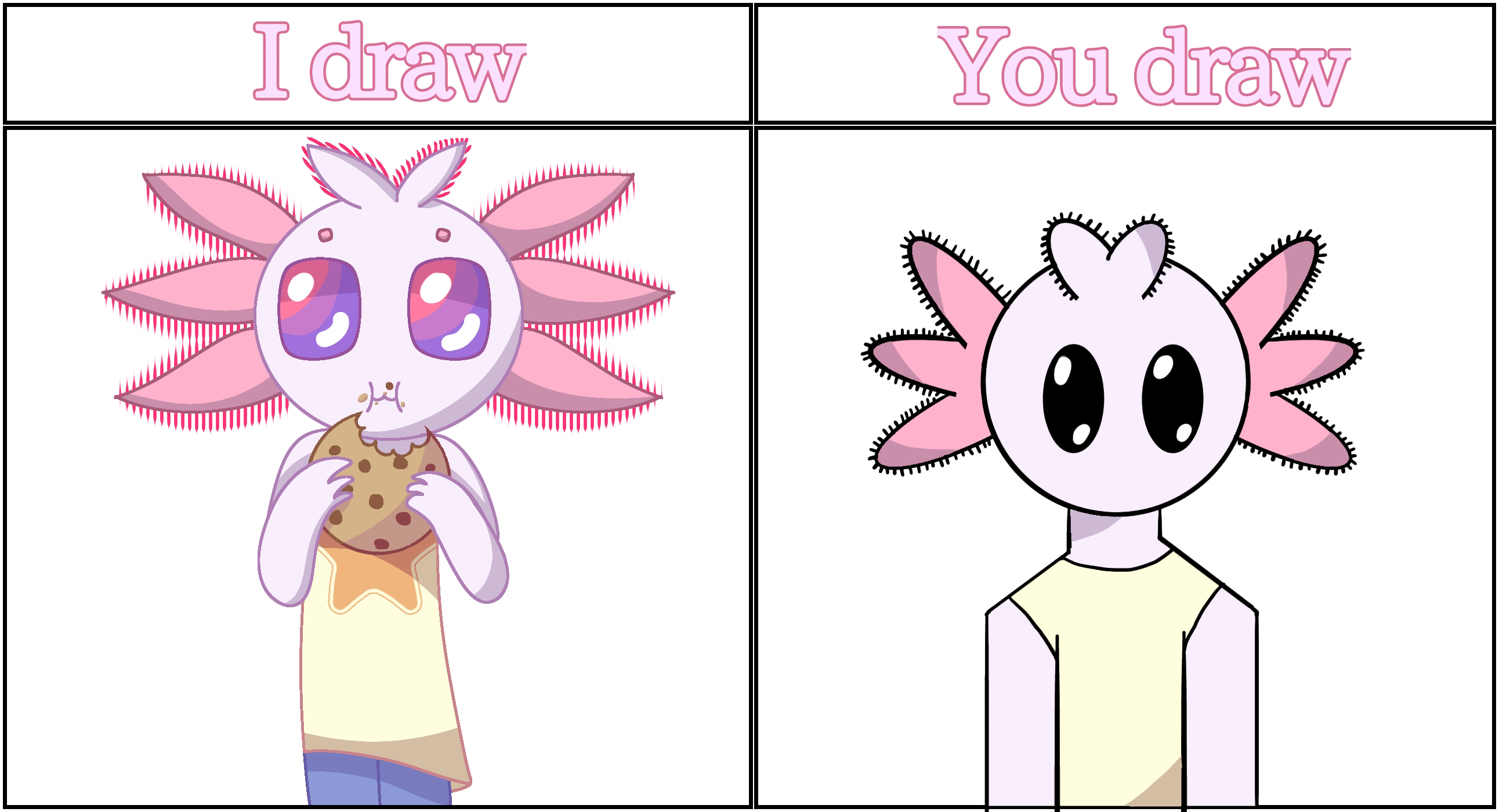 I draw you draw axo bean collab - ibisPaint