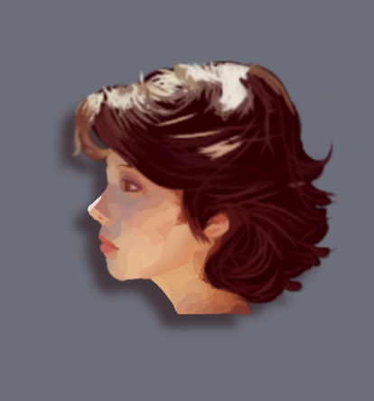 weirdly realistic side profile - ibisPaint