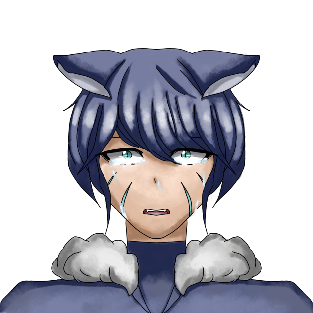 furry person crying his eyes out - ibisPaint