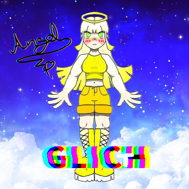 Glitch angel - ibisPaint