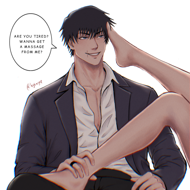 toji as your private massager - ibisPaint