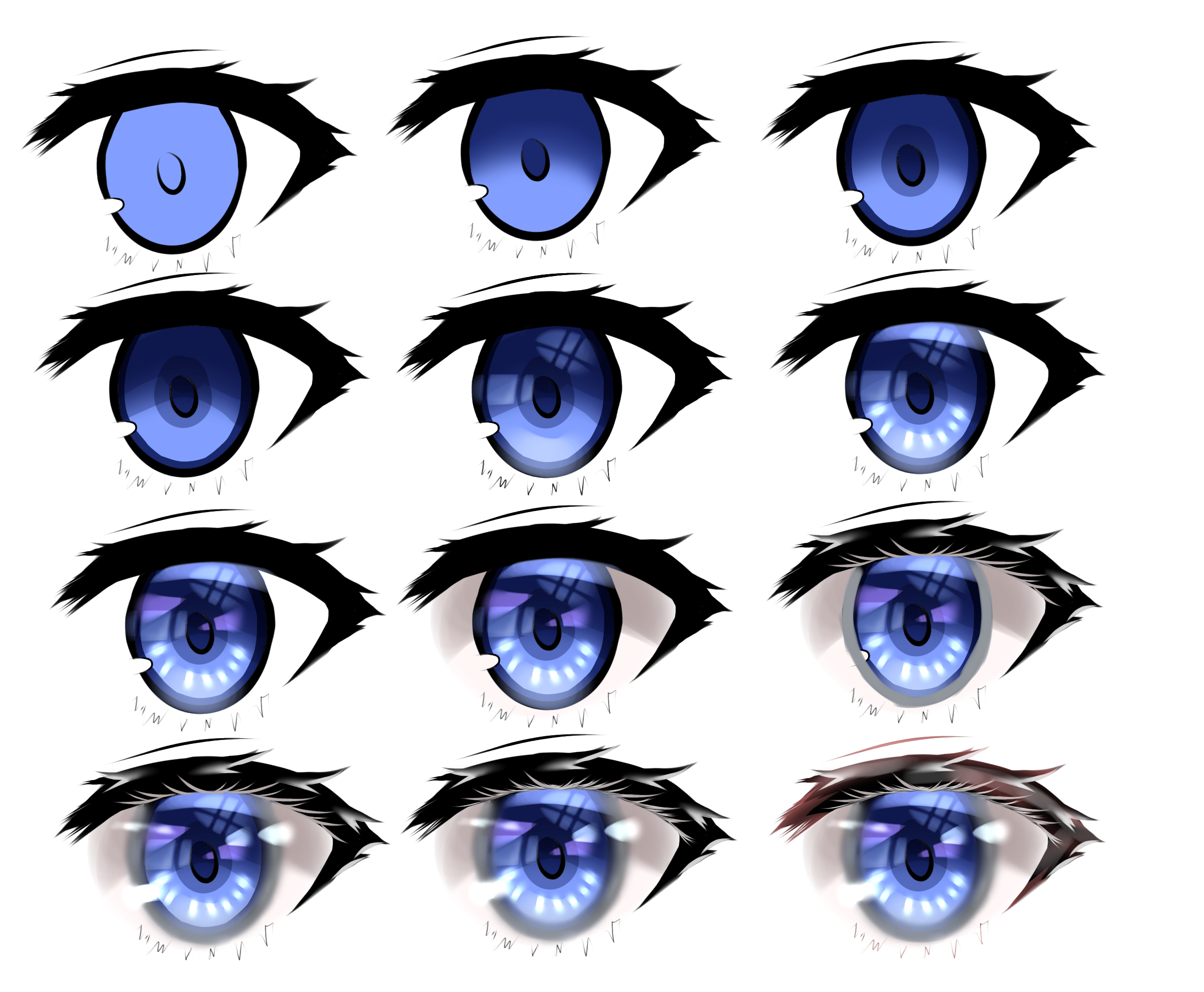 Another eye color tutorial - ibisPaint