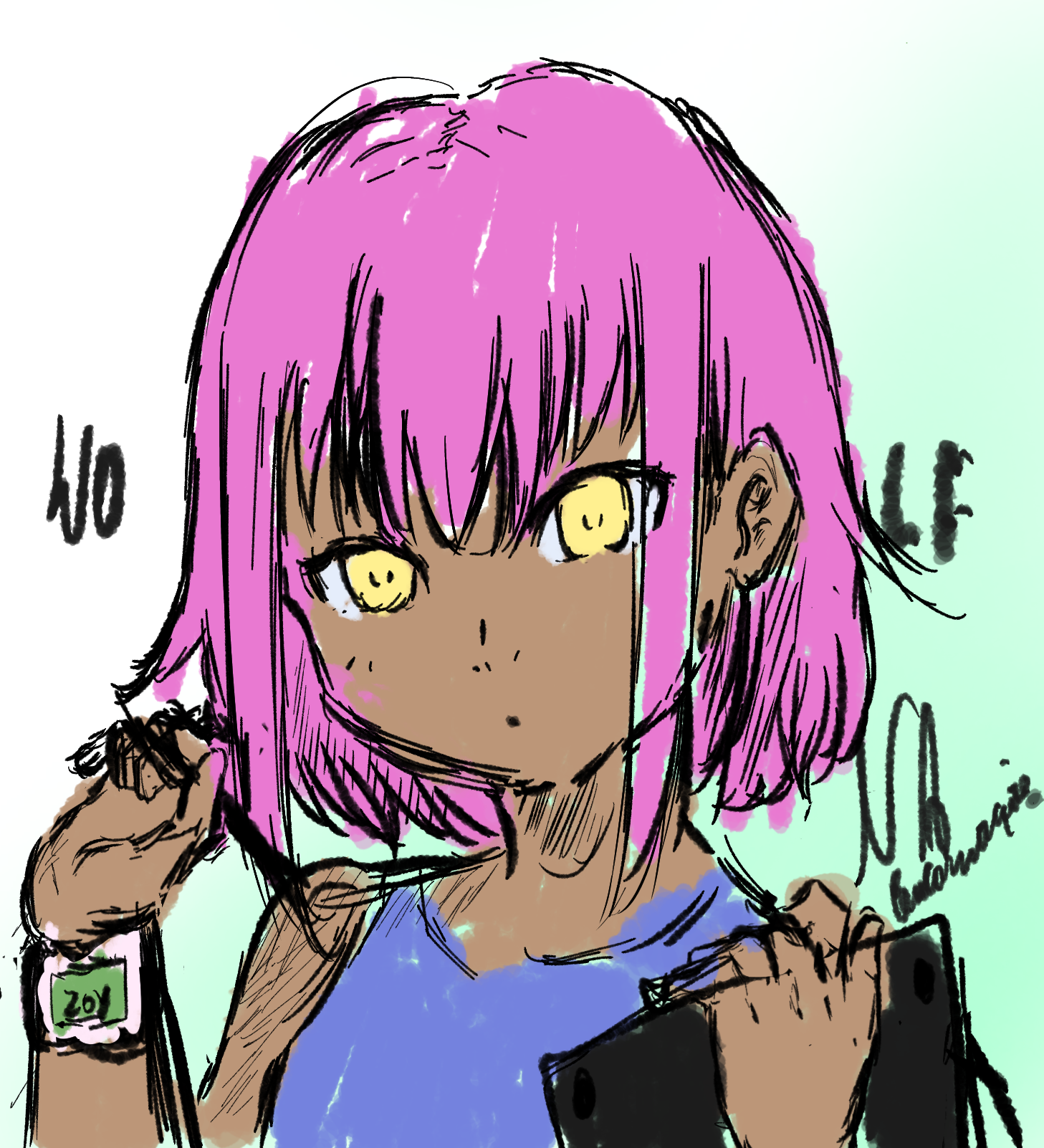 Um penqueno rascunho de Zoy - ibisPaint