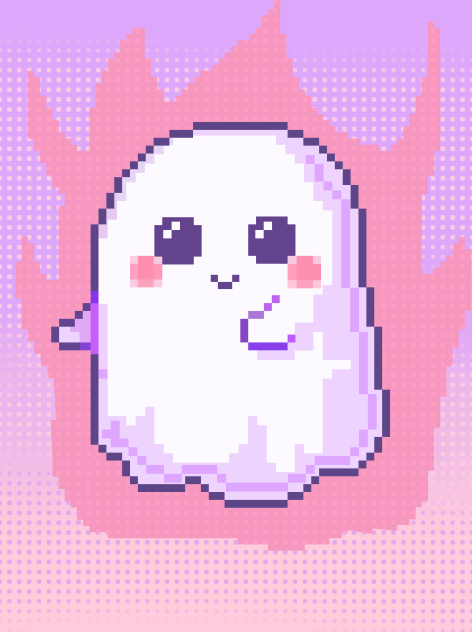 Cute Ghost 141 - ibisPaint