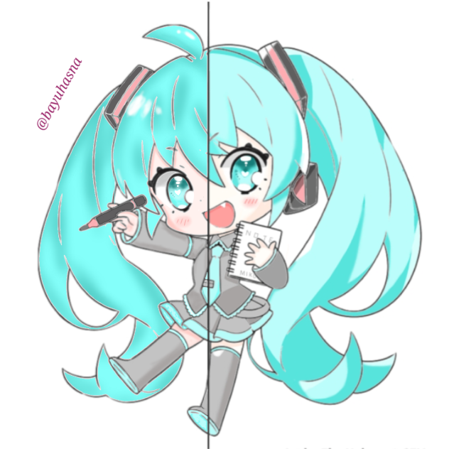 Hatsune miku collab - ibisPaint