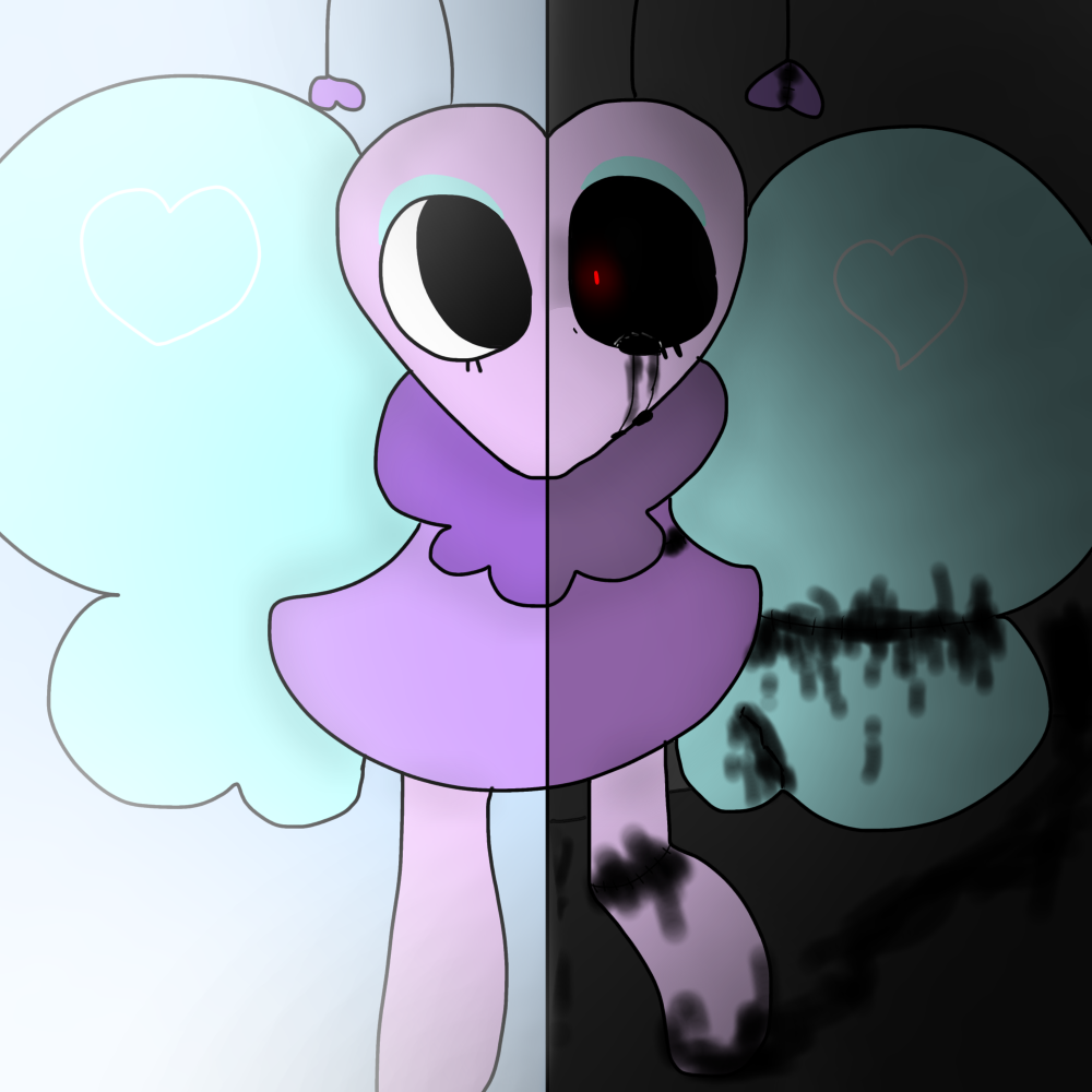 Flutter half horror - ibisPaint