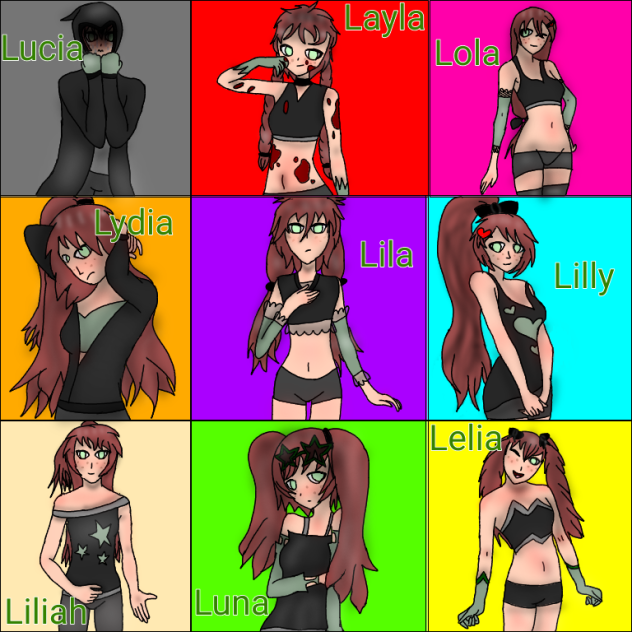 Lila's Personalities - ibisPaint