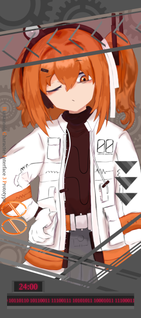 Humanoid Character Interface3 Prototype0 - ibisPaint