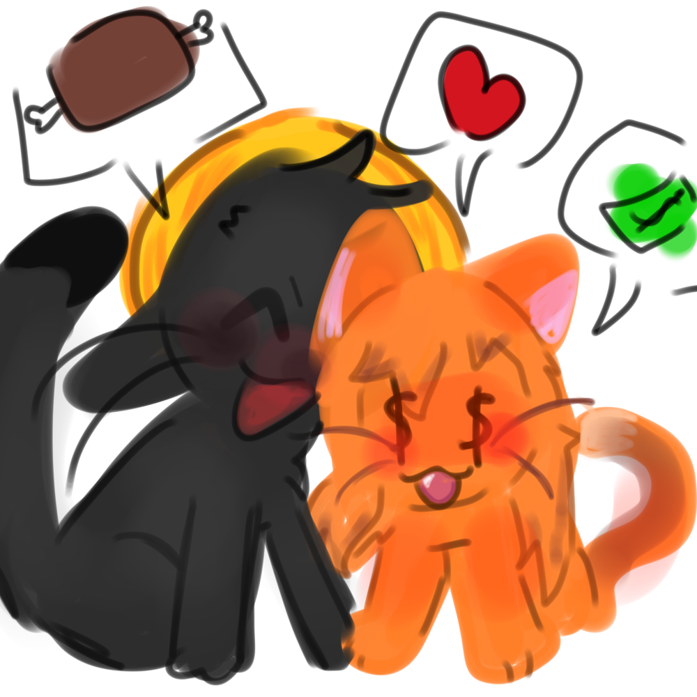 Strawhat Kitties 2 - ibisPaint